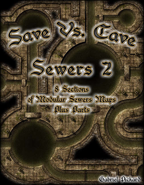 Save Vs. Cave: Sewers 2 - Gabriel Pickard | Modular Map Series ...