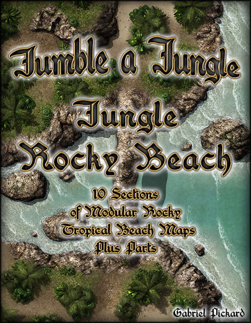 Jumble a Jungle: Jungle Rocky Beach - Gabriel Pickard | Modular Map ...