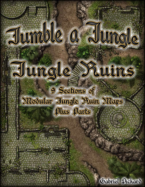 Jumble a Jungle: Jungle Ruins - Gabriel Pickard | Modular Map Series ...