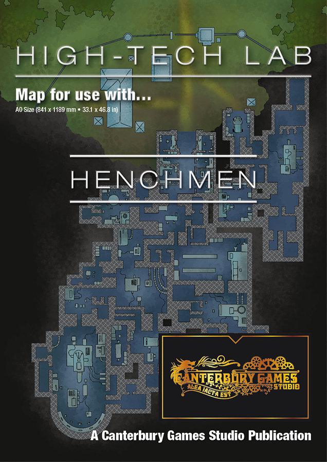 High-Tech Lab Map - Canterbury Games Studio | DriveThruRPG