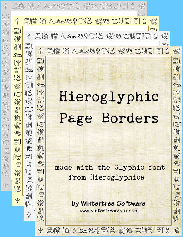 Hieroglyphic Borders - Wintertree Software | Other | DriveThruRPG