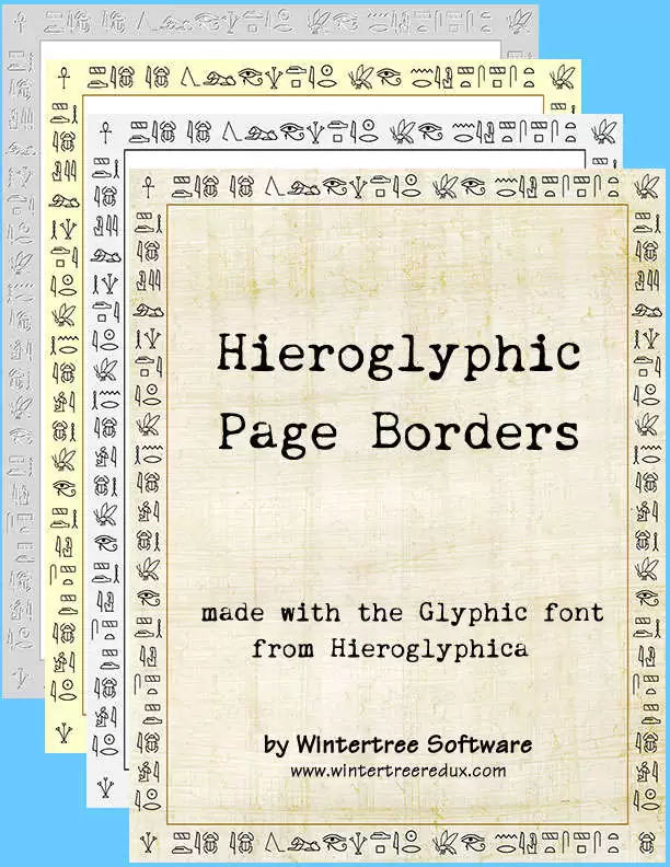 Hieroglyphic Borders - Wintertree Software | Other | DriveThruRPG