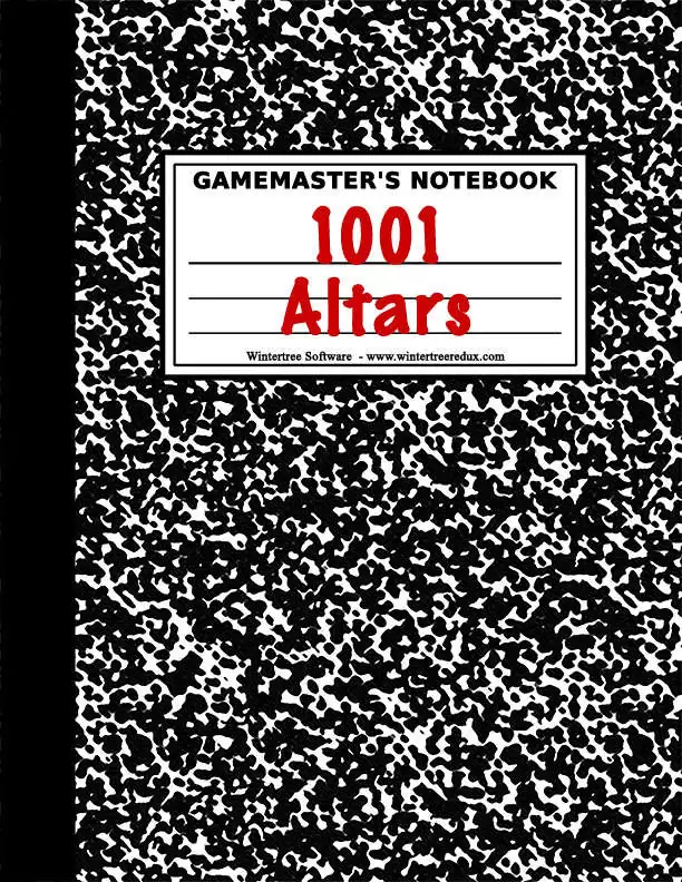 1001 Ancient Altars - Wintertree Software | 1001 Things | DriveThruRPG