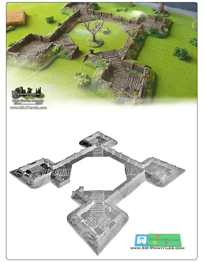 Star emplacement for 3d printing (STL File) - ESLO | DriveThruRPG