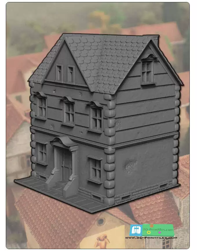 Building 3 WWII for Cityblocks (modular) for 3d printing (STL File ...