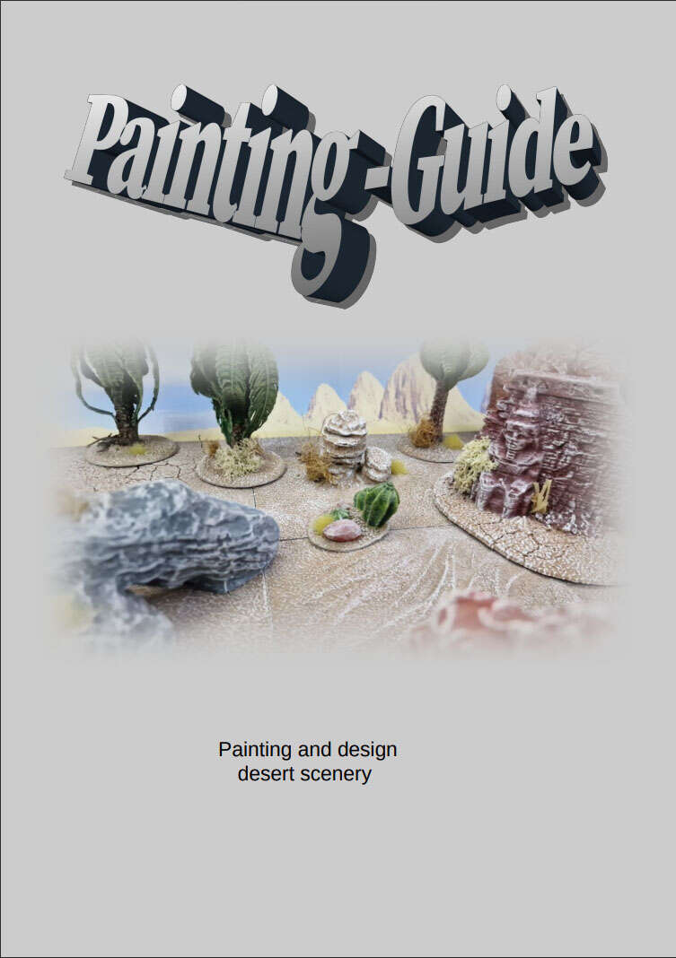 Paintingguide for desert scenery (engl. & ger) PDF - ESLO | Painting ...
