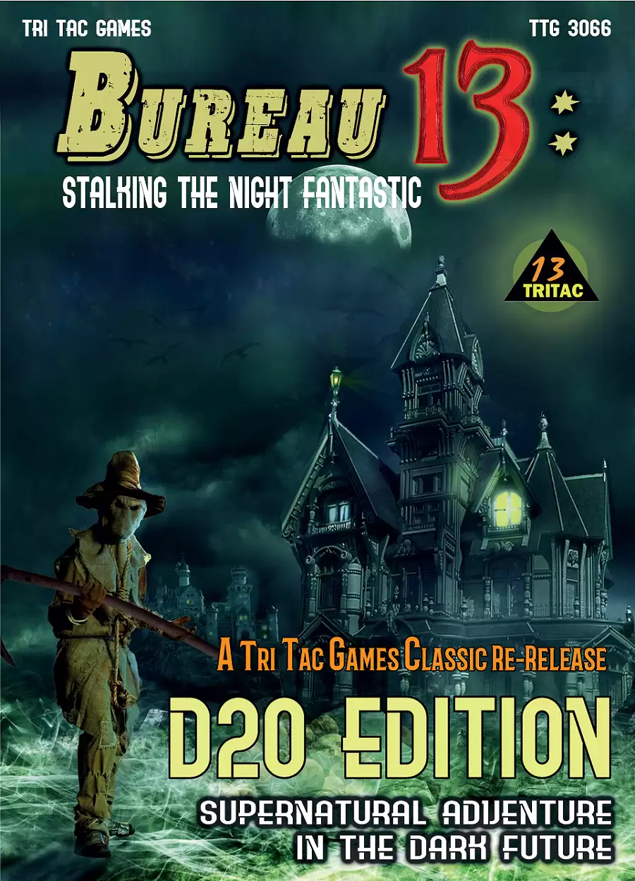 Bureau 13 d20 edition - Tri Tac Games LLC | DriveThruRPG