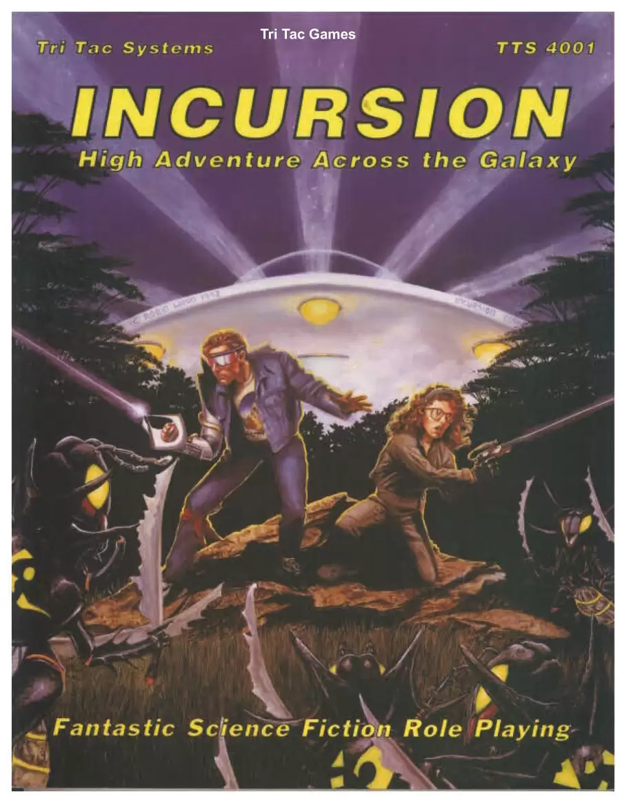 Incursion I -- 1992 Edition - Tri Tac Games LLC | DriveThruRPG