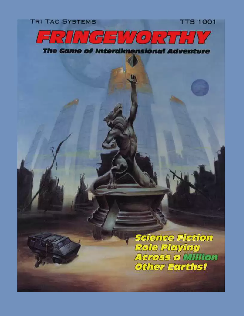 Fringeworthy 1992 edition - Tri Tac Games LLC | DriveThruRPG