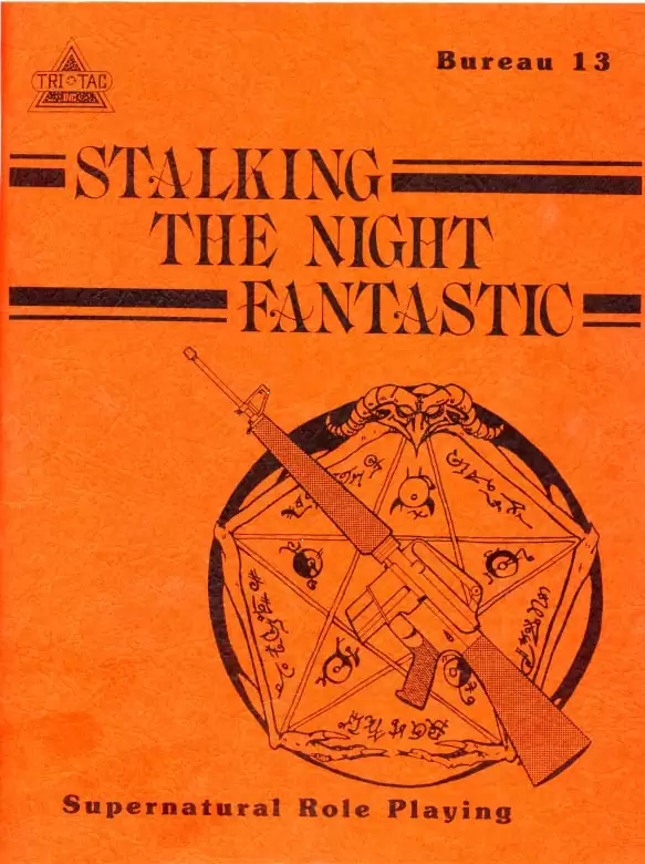 Bureau 13: Stalking the Night Fantastic 1983 - Tri Tac Games LLC ...