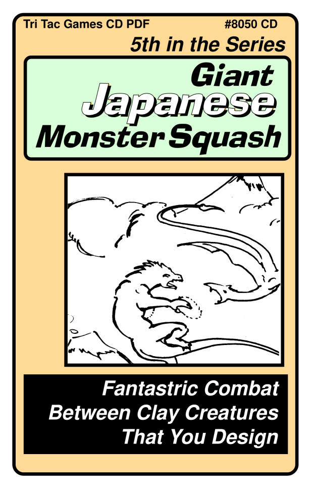 Kaiju (Giant Japanese Monster) Squash - Tri Tac Games LLC | DriveThruRPG
