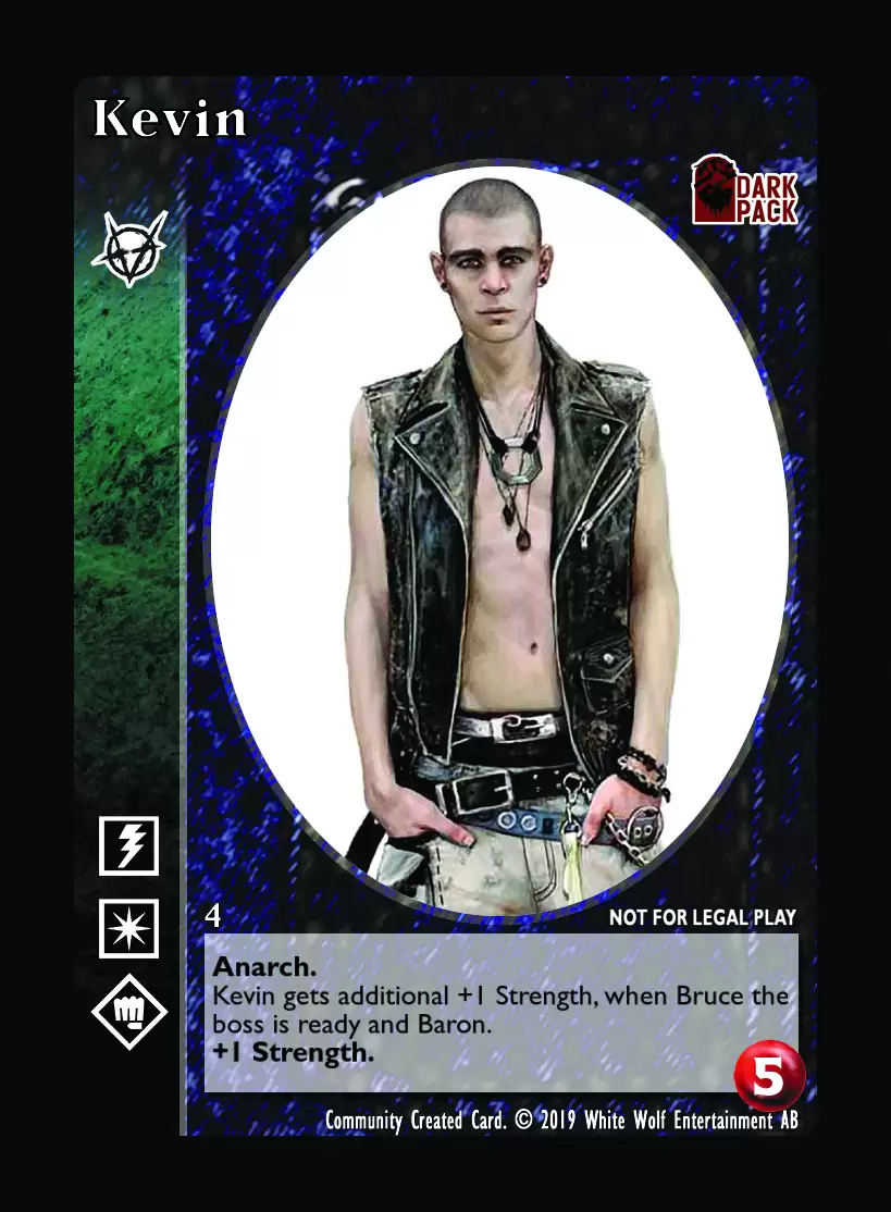 Kevin - Custom Card - Black Chantry Productions | VTES Community Cards ...
