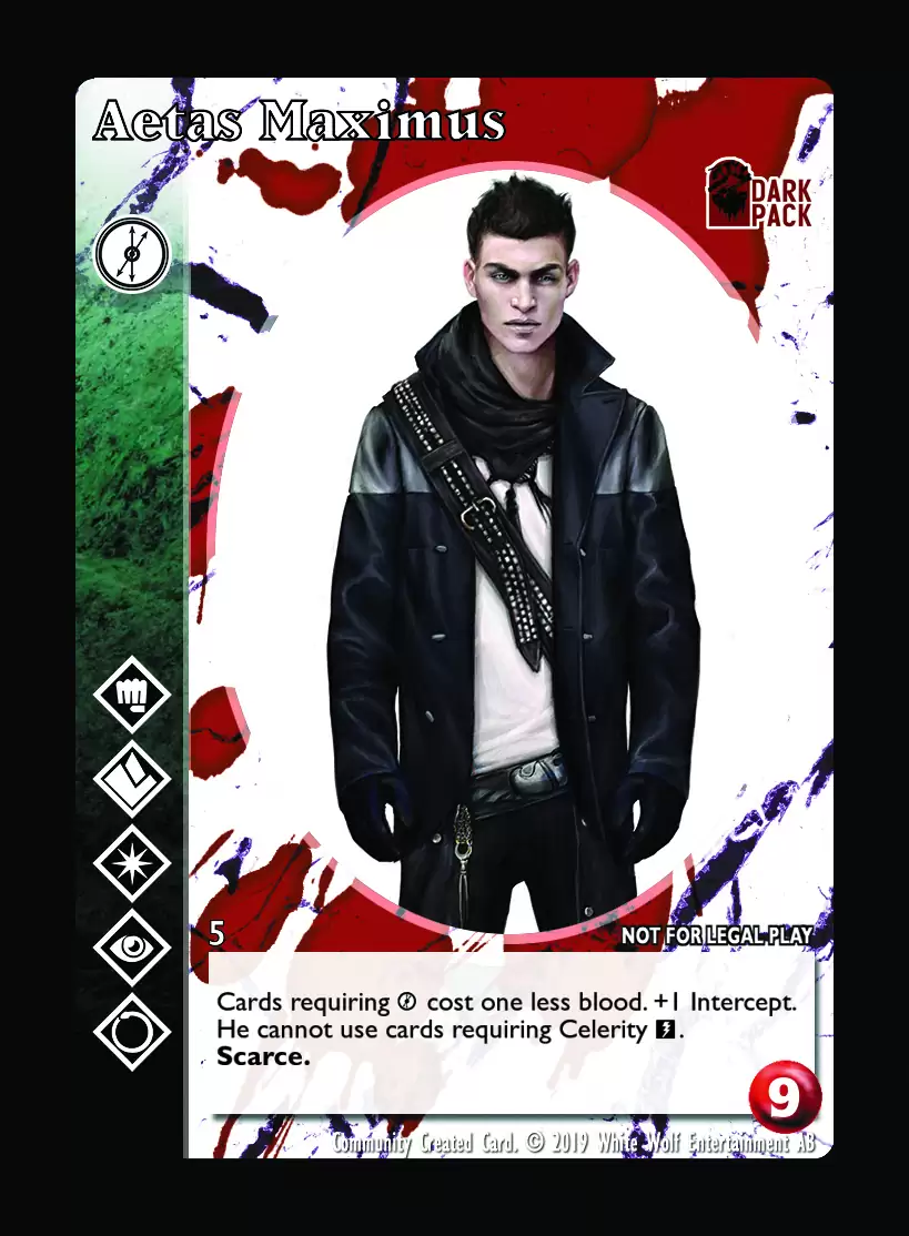 Aetas Maximus - Custom Card - Black Chantry Productions | VTES ...