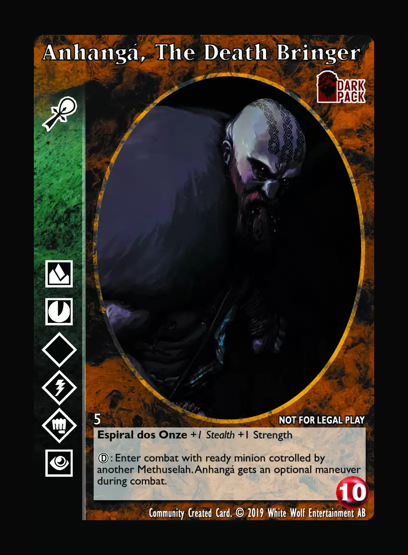 Anhangá, The Death Bringer - Custom Card - Black Chantry Productions ...