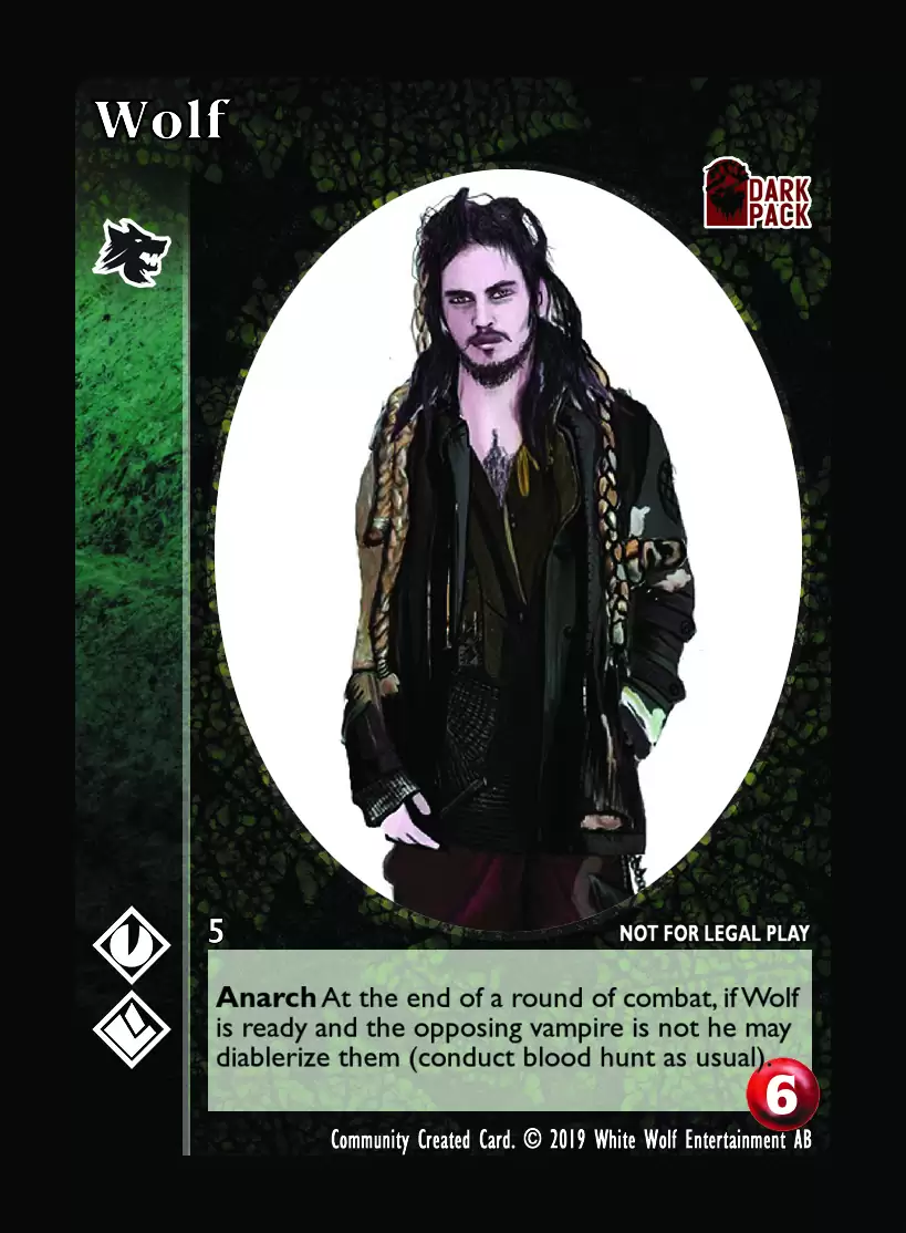 Wolf - Custom Card - Black Chantry Productions | VTES Community Cards ...