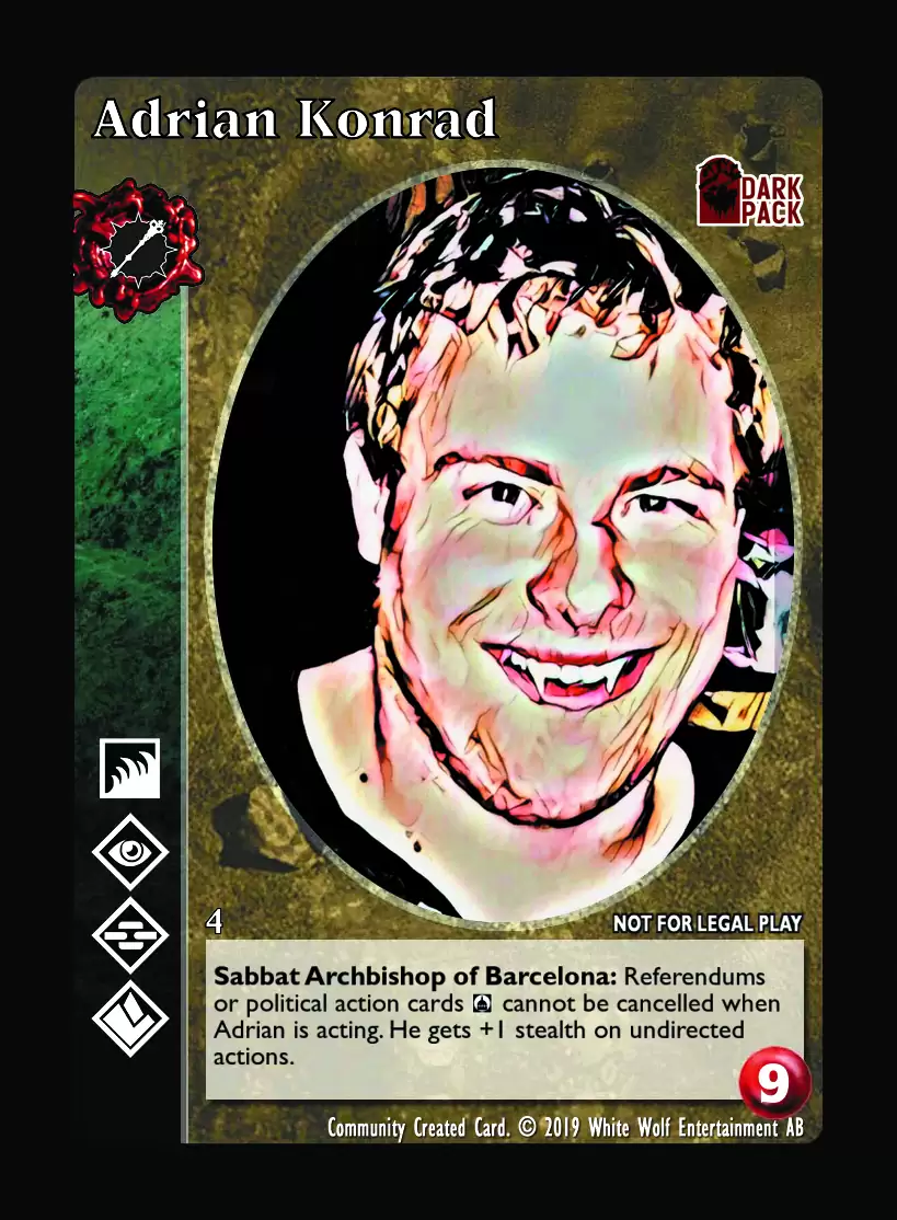 Adrian Konrad - Custom Card - Black Chantry Productions | VTES ...