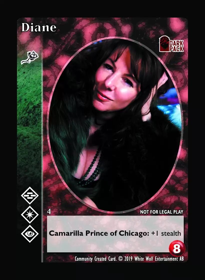 Diane - Custom Card - Black Chantry Productions | VTES Community Cards ...