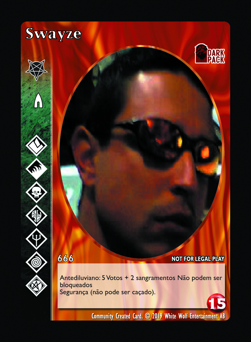 Swayze - Custom Card - Black Chantry Productions | VTES Community Cards ...