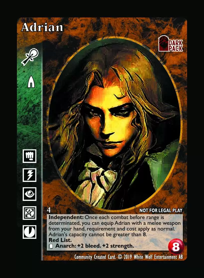 Adrian - Custom Card - Black Chantry Productions | VTES Community Cards ...