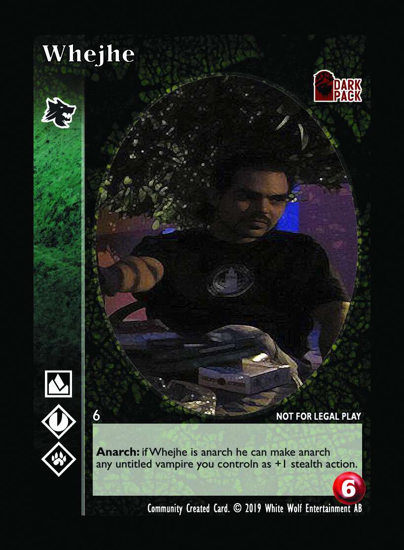 Whejhe - Custom Card - Black Chantry Productions | VTES Community Cards ...