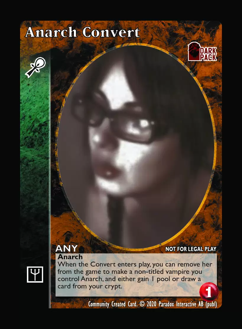 Anarch Convert - Custom Card - Black Chantry Productions | VTES ...