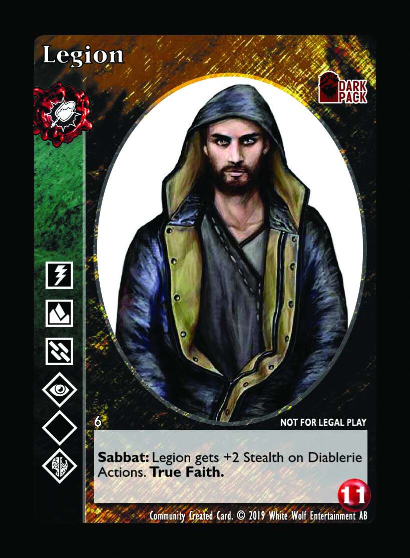 Legion - Custom Card - Black Chantry Productions | VTES Community Cards ...