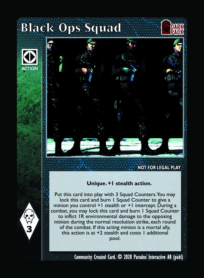 Black Ops Squad - Custom Card - Black Chantry Productions | VTES ...