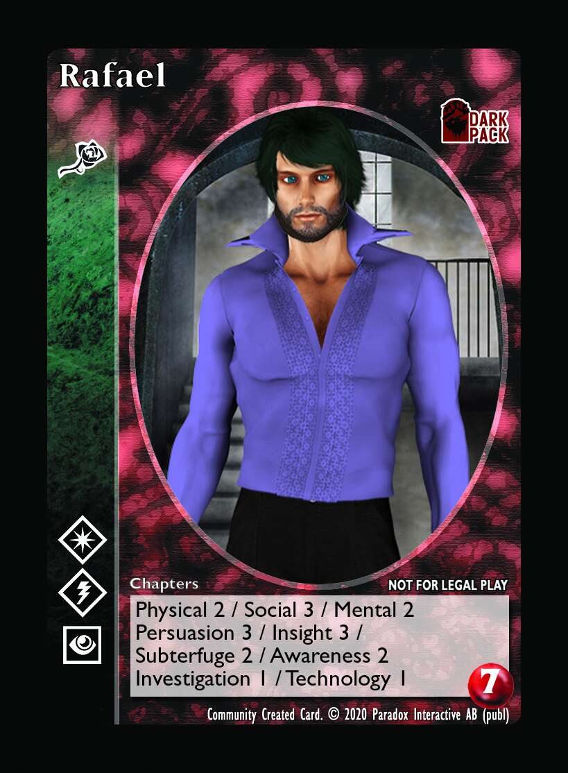 Rafael - Custom Card - Black Chantry Productions | VTES Community Cards ...