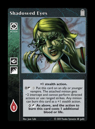 Library - Shadowed Eyes - Action - Black Chantry Productions | VTES ...