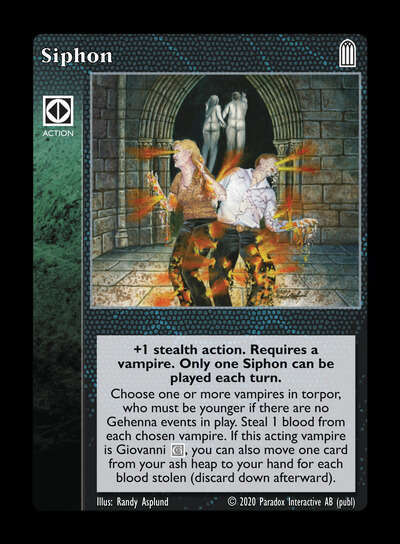 Library - Siphon - Action - Black Chantry Productions | VTES Legacy ...