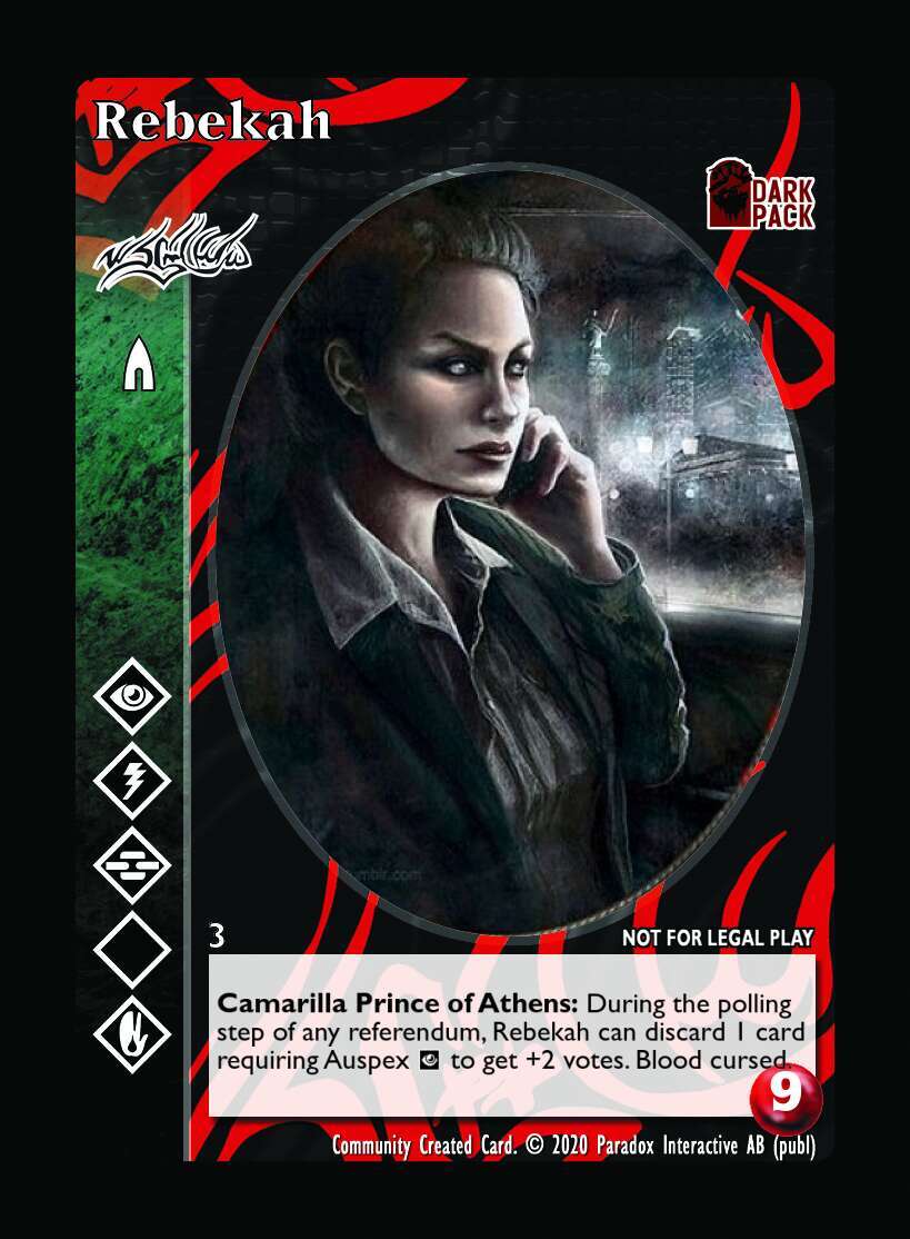 Rebekah - Custom Card - Black Chantry Productions | VTES Community ...