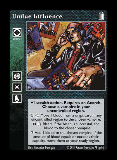 Library - Undue Influence - Action - Black Chantry Productions | VTES ...