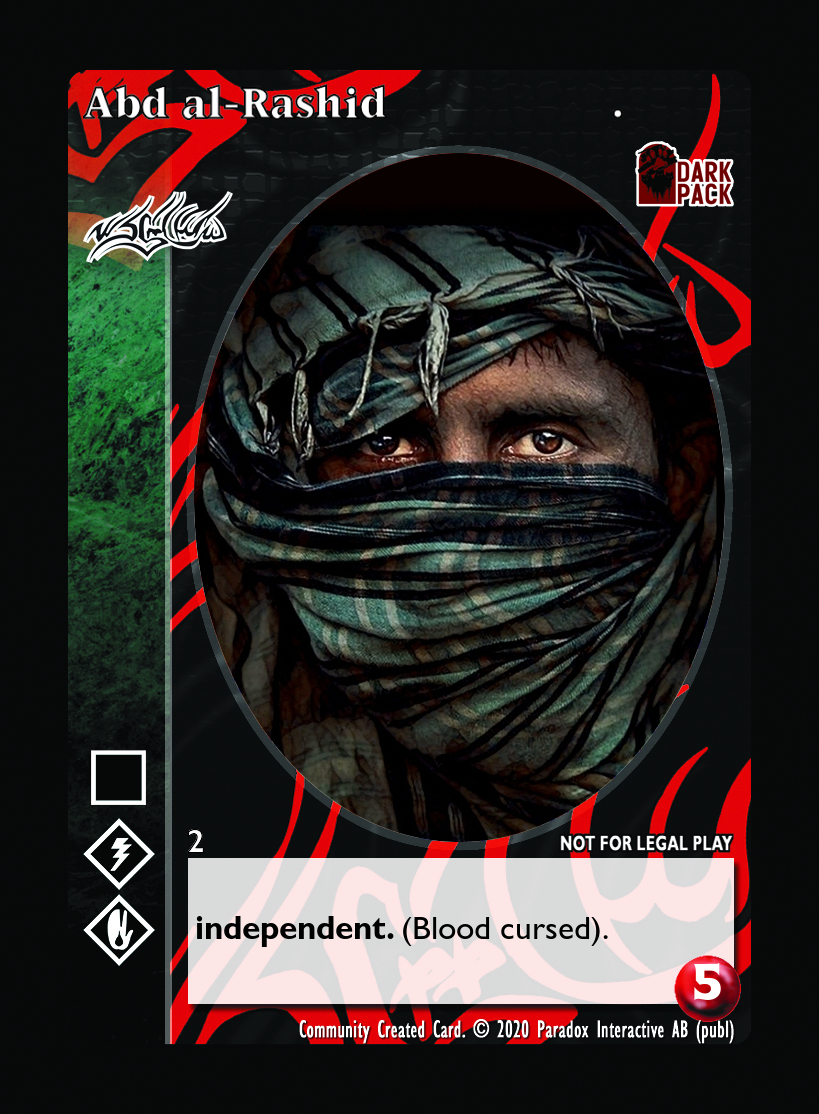 Abd Al-rashid . - Custom Card - Black Chantry Productions | VTES ...