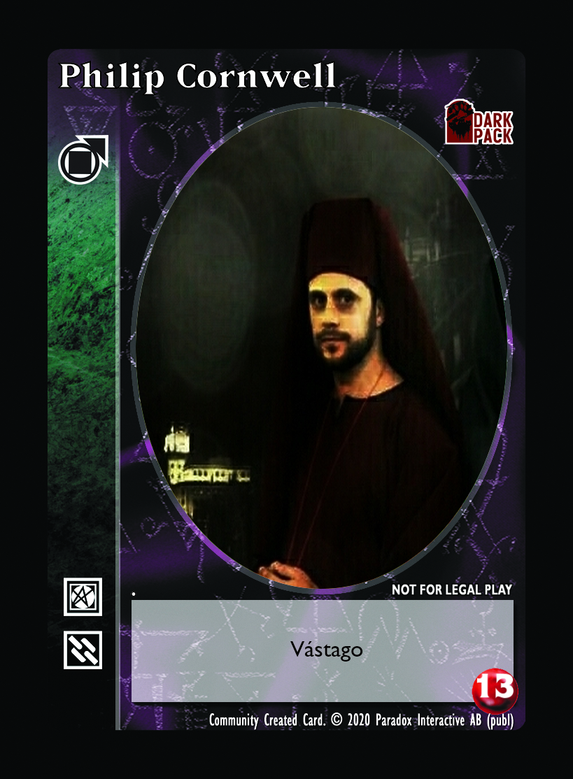 Philip Cornwell - Custom Card - Black Chantry Productions | VTES ...