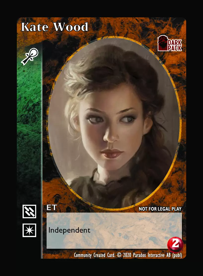 Kate Wood - Custom Card - Black Chantry Productions | VTES Community ...