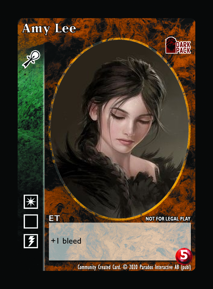 Amy Lee - Custom Card - Black Chantry Productions | VTES Community ...