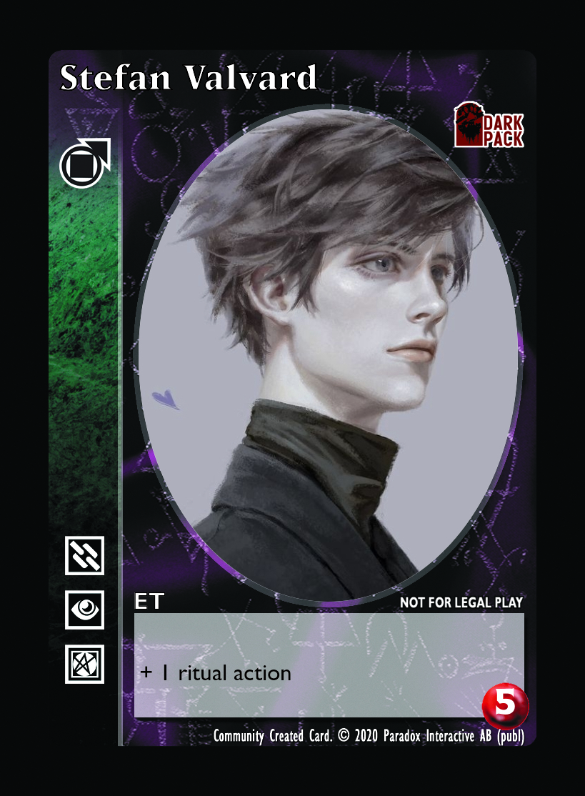 Stefan Valvard - Custom Card - Black Chantry Productions | VTES ...