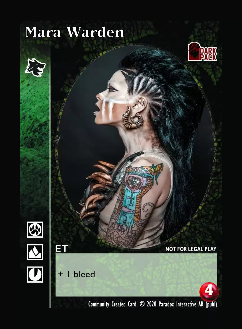 Mara Warden - Custom Card - Black Chantry Productions | VTES Community ...