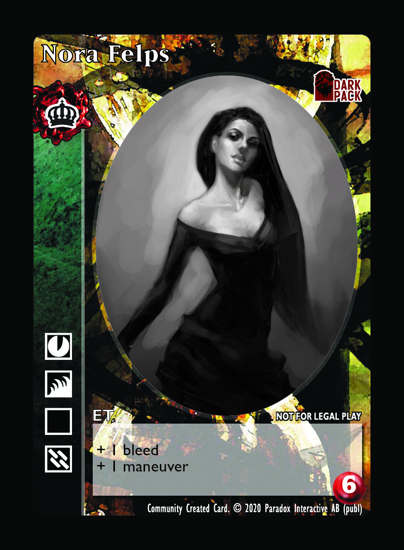 Nora Felps - Custom Card - Black Chantry Productions | VTES Community ...
