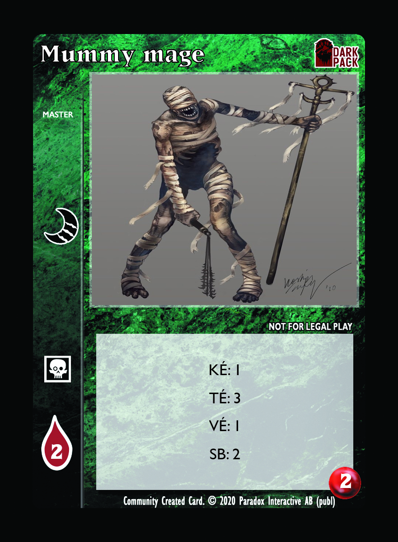 Mummy Mage - Custom Card - Black Chantry Productions | VTES Community ...