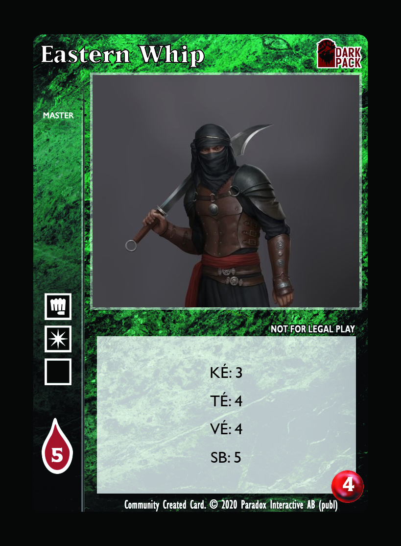 Eastern Whip - Custom Card - Black Chantry Productions | VTES Community ...