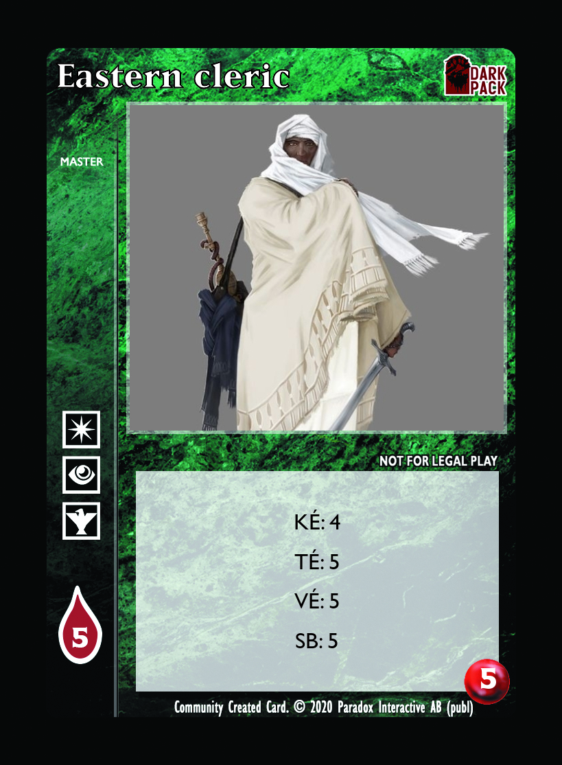 Eastern Cleric - Custom Card - Black Chantry Productions | VTES ...