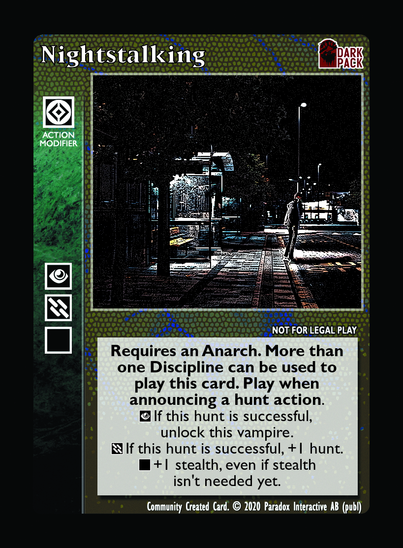 Nightstalking - Custom Card - Black Chantry Productions | VTES ...