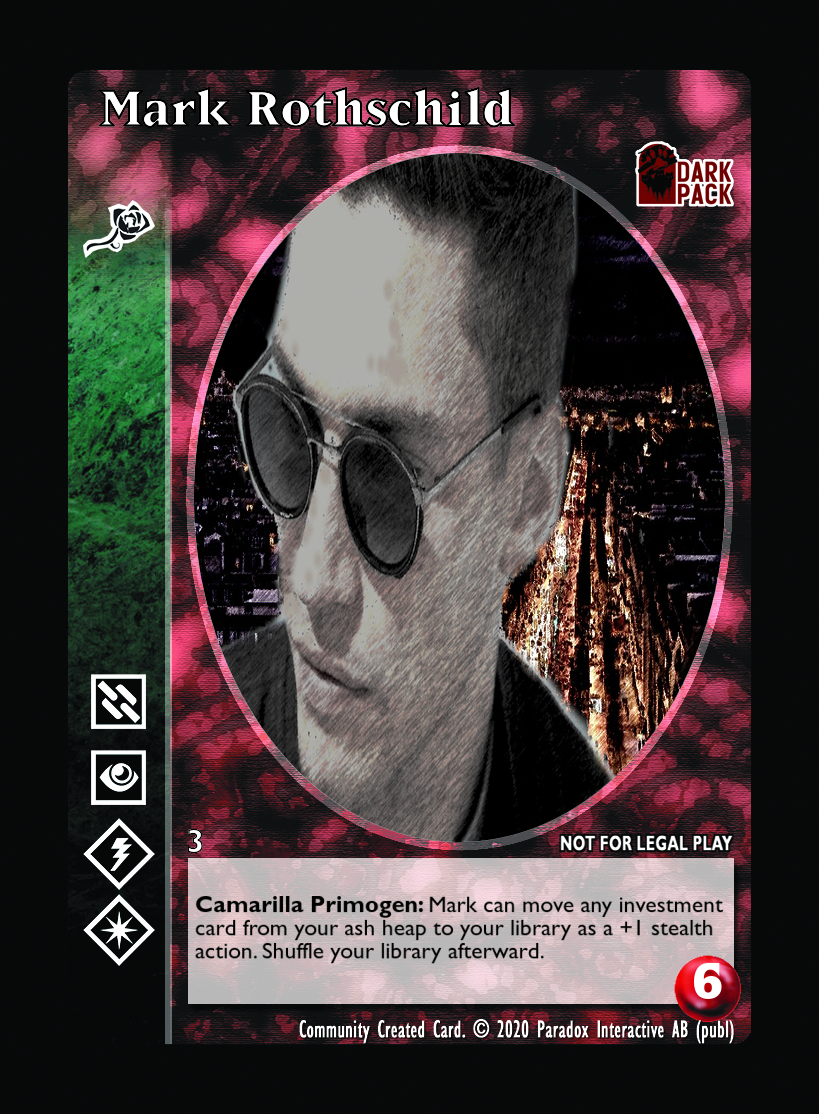 Mark Rothschild - Custom Card - Black Chantry Productions | VTES ...