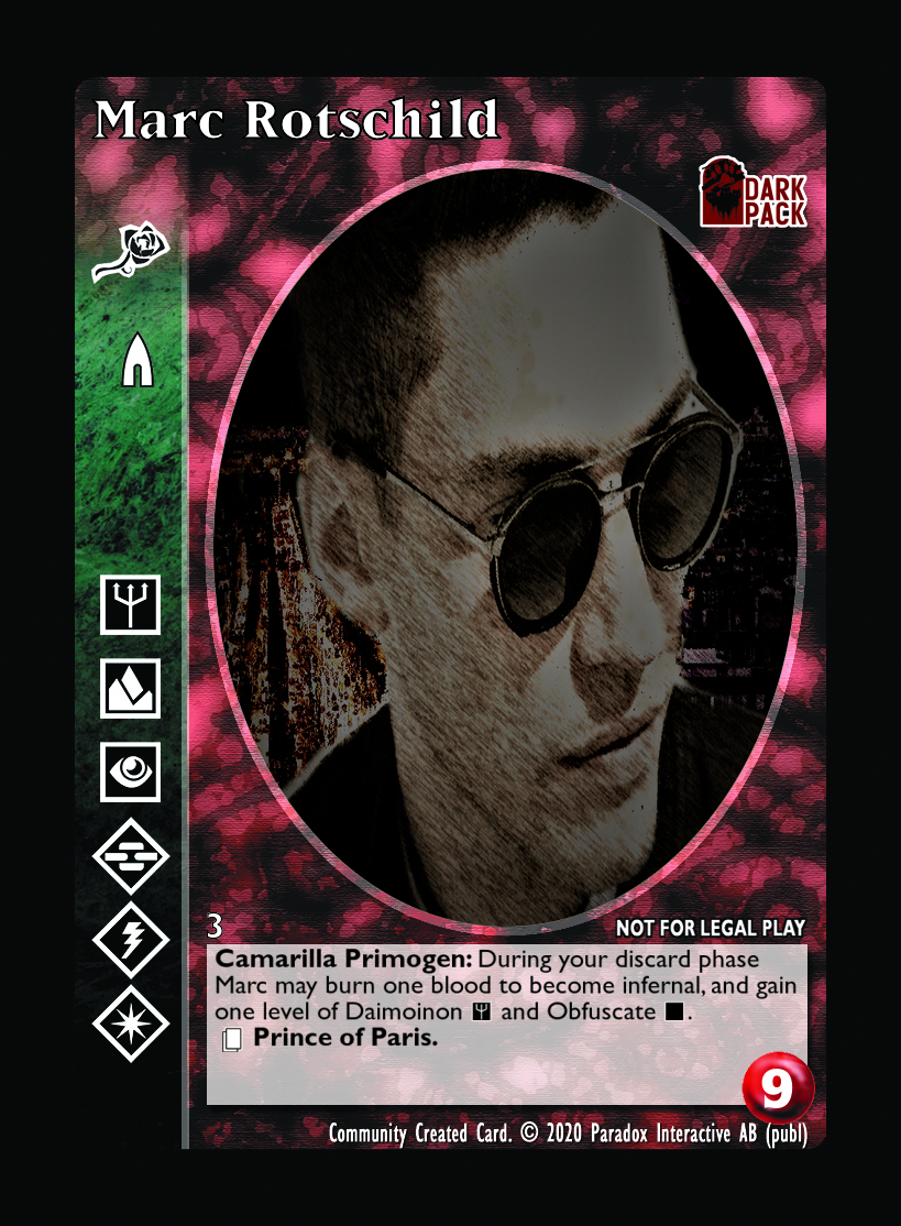 Marc Rotschild - Custom Card - Black Chantry Productions | VTES ...