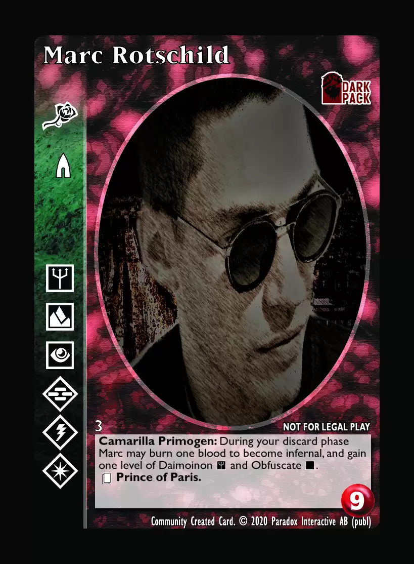 Marc Rotschild - Custom Card - Black Chantry Productions | VTES ...