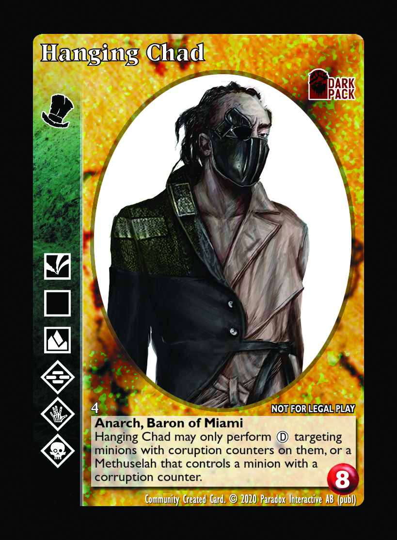 Hanging Chad - Custom Card - Black Chantry Productions | VTES Community ...