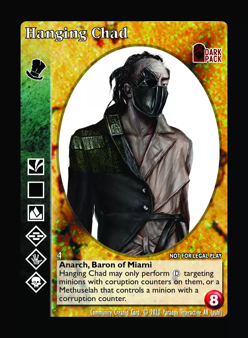 Hanging Chad - Custom Card - Black Chantry Productions | VTES Community ...