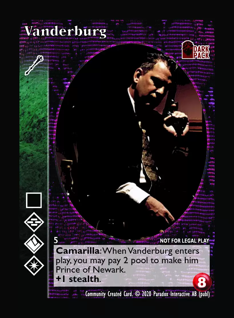 Vanderburg - Custom Card - Black Chantry Productions | VTES Community ...