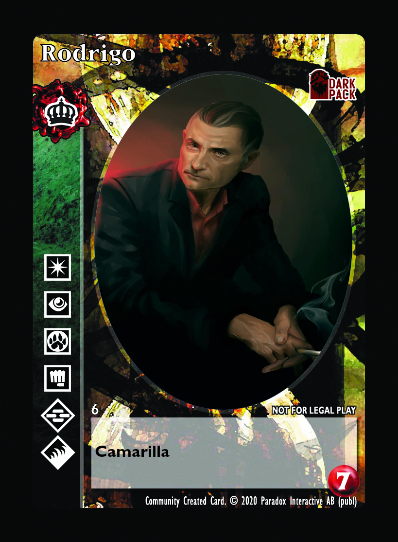 Rodrigo - Custom Card - Black Chantry Productions | VTES Community ...